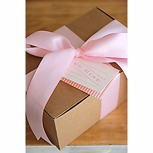 YAMA Double Face Satin Ribbon - 7/8" 25 Yards for Gift Wrapping Ribbons Roll, Pink