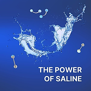 BodyJ4You Piercing Aftercare Spray - Saline Solution Natural Keloid Bump Removal - Ear Piercing Cleaner Nose Septum Belly Button Cartilage - Sea Salt Aloe Vera Rosemary - Fine Mist 2 Fl Oz