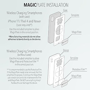 Scosche MPQ5RKi-2PKBP0 MagicPlate Replacement Plate Kit for Scosche MagicMount Magnetic Mount, Non-Magnetic and Charge Mounting Systems