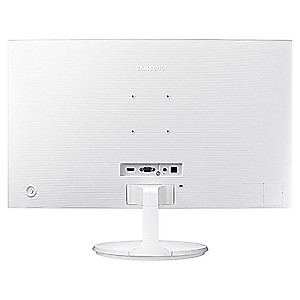 Samsung Curved 1920x1080 HDMI VGA Monitor, White, 27" (Renewed)