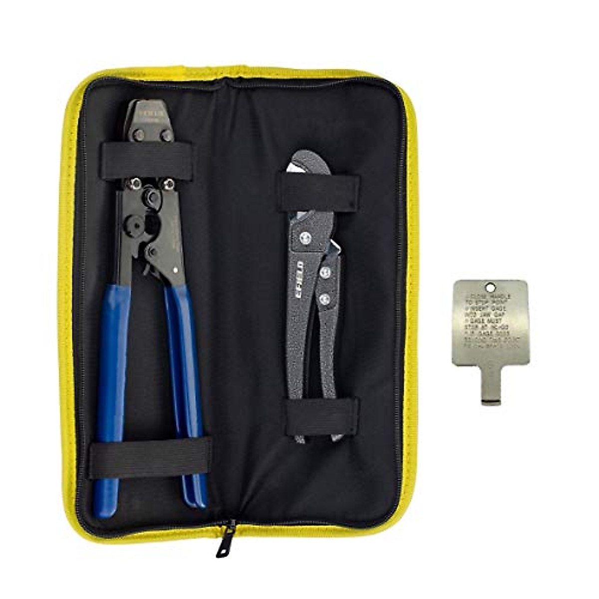 EFIELD 1/2 inch 200 ft Pex-b Pipe/Tubing 2 x100 ft Blue & Red, Pex Fittings (15), Crimp Tool, Clamps, and Cutter Combo Kit