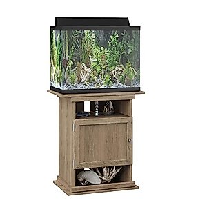 Flipper 10/20 Gallon Aquarium Stand, Rustic Oak