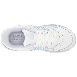 New Balance Women's 840 V3 Walking Shoe, White/Silent Grey, 8.5 X-Wide