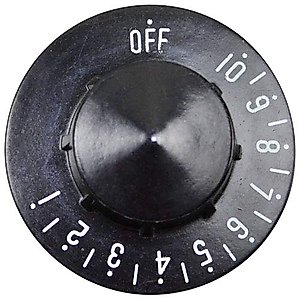 Exact FIT for Atlas Metal 1097 KNOB 2-1/4"D, OFF-10-1 - Replacement Part by MAVRIK