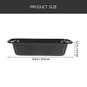 UPKOCH Bread Pan Toast Mold Bread Baking Mold Toast Cooking Mold Loaf Pan Carbon Steel Baking Pan Reusable Toast Pan Kitchen Gadget Metal Loaf Tin Toast Diy Baking Mold Home Bake Mold