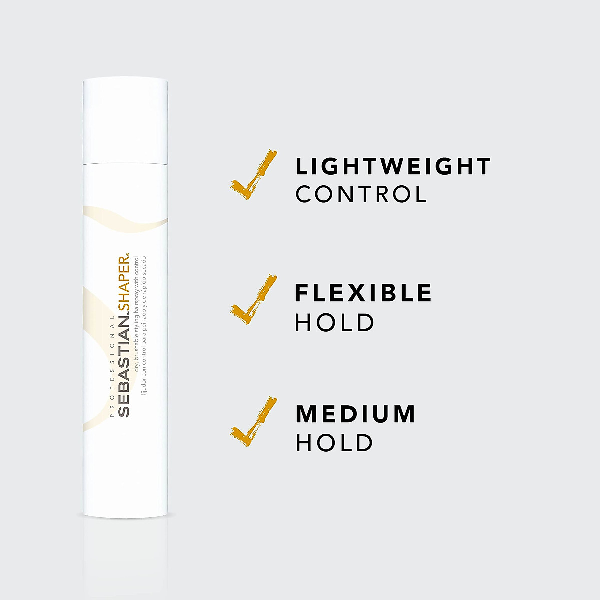 Sebastian Professional Shaper 55%, Medium Hold Hairspray, 10.6 oz