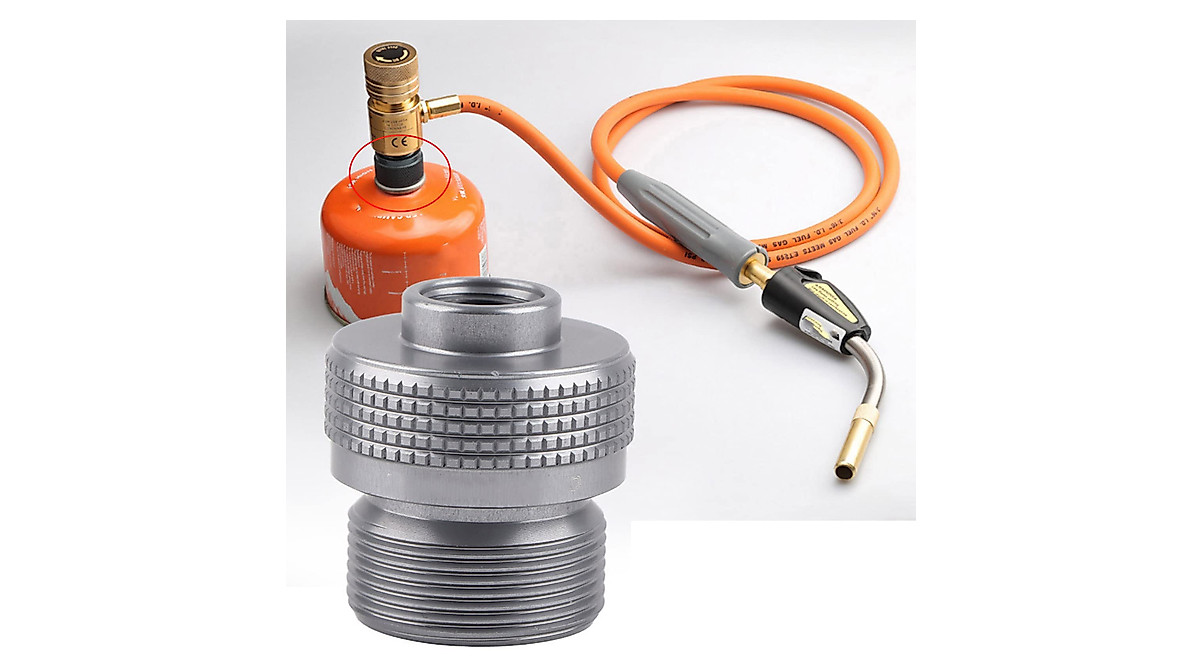 Dioche Gas Adapter - Convert Flat Canisters to MAPP Gas