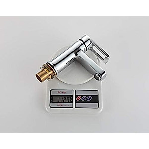 Kitchen Taps Brass Widespread Bathroom Basin Faucet Waterfall Bath Sink Mixer Tap Washbasin Faucet Hot and Cold Water Taps Tap