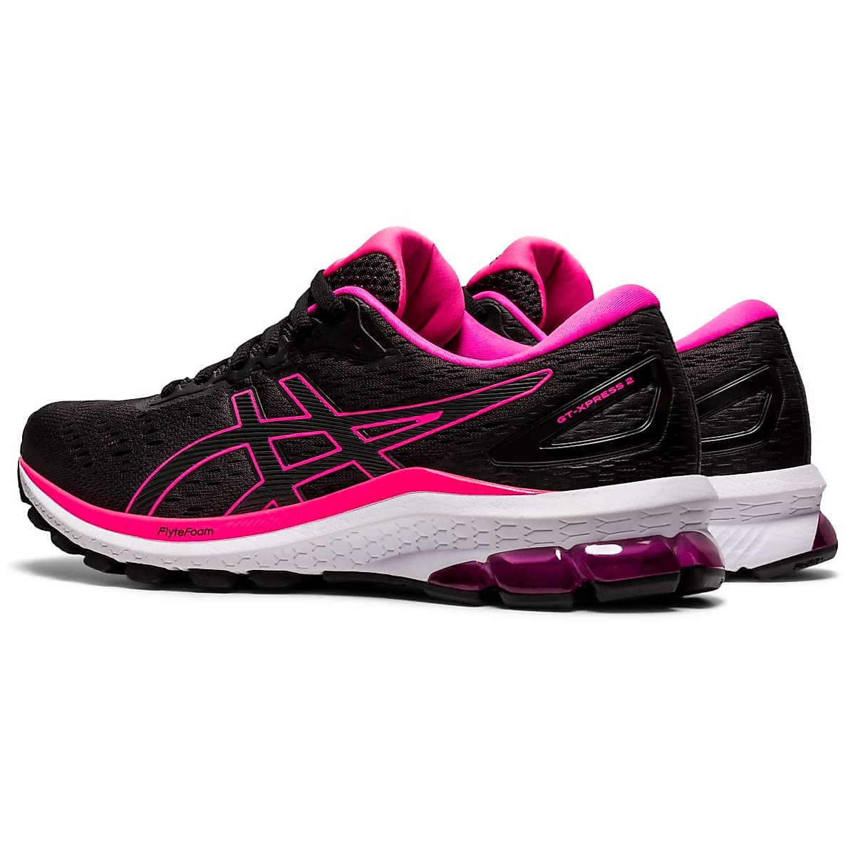 ASICS Women's GT-Xpress 2 Running, 8, Graphite Grey/HOT Pink