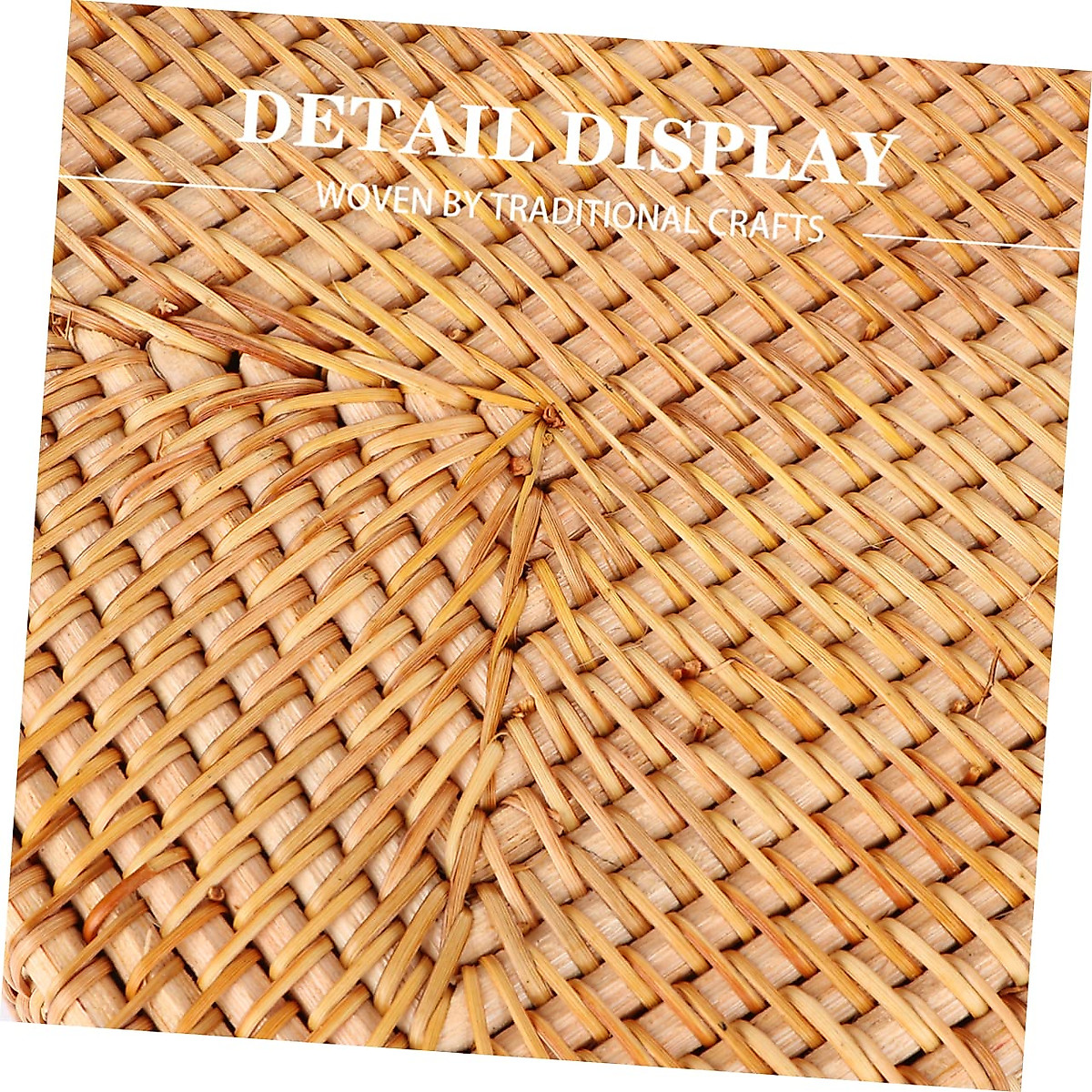 Zerodeko Organizer Rectangular Storage Basket Seagrass Storage Baskets Woven Storage Baskets Rattan Storage Basket Rattan Organizer Bins Seagrass Organizers Storage Box Wicker Sundry 1pc