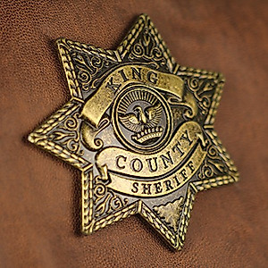 The Coop Walking Dead Rick's Sheriff Backpack-Brown