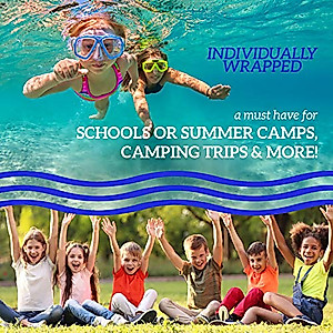 Lingito 50 Bulk Travel Toothbrushes, Individually Wrapped Portable, Manual Disposable Travel Toothbrush Set Adult Children, Multi Color Travel Toothbrush Kit (Medium Bristle)