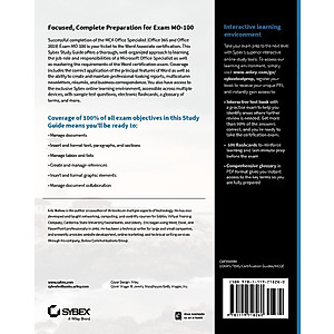 MCA Microsoft Office Specialist (Office 365 and Office 2019) Study Guide: Word Associate Exam MO-100