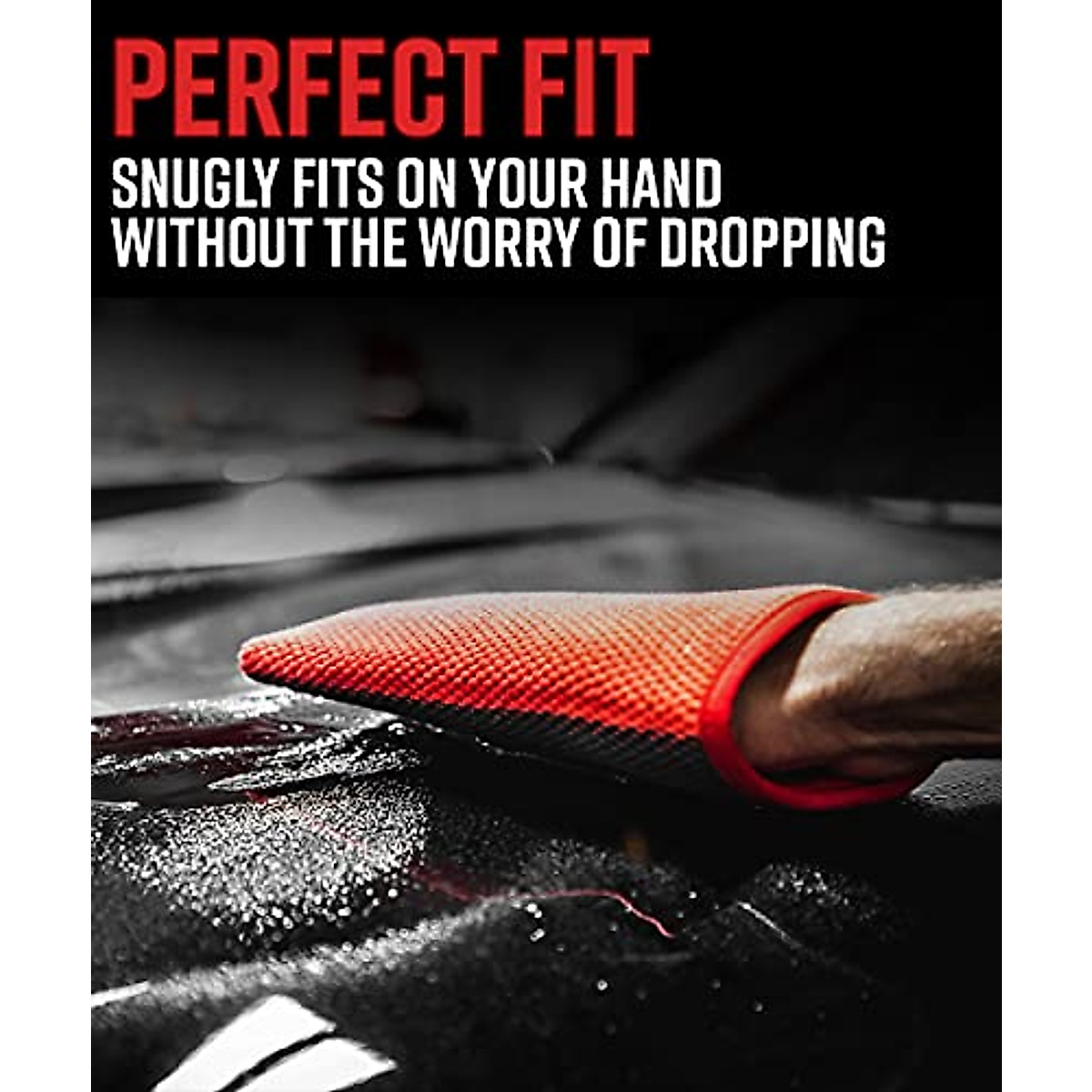 Adam's Polishes Clay Mitt - Medium Grade Clay Bar Infused Mitt | Car Detailing Glove Quickly Removes Debris from Your Paint, Glass, Wheels, & More