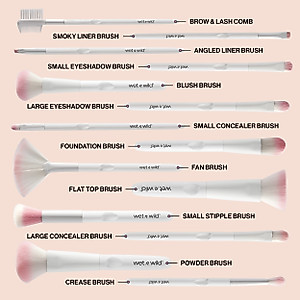 wet n wild Powder Brush, Ultra-Plush Synthetic Bristles for Flawless Application, Soft Touch, Ergonomic Handle for Comfortable Precision Control