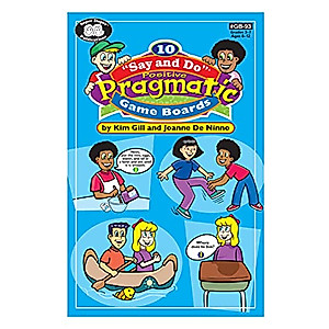 Super Duper Publications | Say and Do Positive Pragmatic® Social Skills Laminated Games | Educational Learning Resource for Children