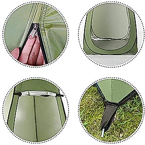 Camping Tents Portable Pop Up Privacy Shower Tent Camping Toilet Spacious Changing Room for Camping Fishing Hiking Beach Outdoor Toilet Shower Bathroom Pop-Up Tents