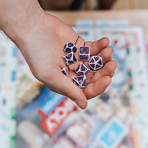 7pcs Polyhedral Dice Set Board Game Dice Dice RPG MTG Dice Set for D&D Games Roleplay Party Supplies