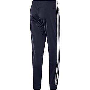 adidas Men's Essentials Warm-Up Slim Tapered 3-Stripes Tracksuit Bottoms, Legend Ink/White, Large