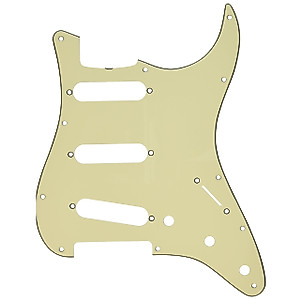 Fender 62 Stratocaster 11 Hole Mint Green Pickguard, 3-Ply for 3 Single Coil Pickups