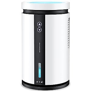 SEAVON 85oz Dehumidifiers for Home - 700 sq ft Dehumidifier for Bedroom Bathroom Basements Closet RV with 2 Working Modes, Quiet Portable Small Auto-off Dehumidifiers with Funny 7 Colors Light
