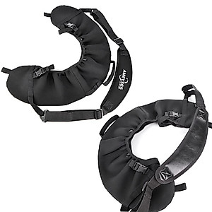 ZSHJGJR Archery Compound Bow Sling String Protector Compound Bow Cams Sling Case Carrying Shoulder Strap Holder Compound Bow Accessories for Outdoor Hunting (black)