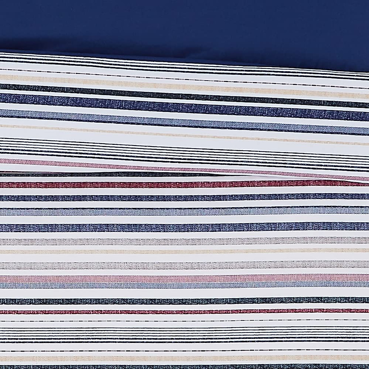 Truly Soft Teagan Stripe Stripe Full/Queen 3 Piece Duvet Cover Set