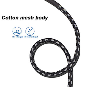 Hilitand Guitar Cable - 6.35MM Male Head Audio Guitar Cable 10ft Electric Guitar Amplifier Cord - Right Angle to Right Angle 1/4 Inch Instrument Cable Guitar Amp Cable(Black-White)