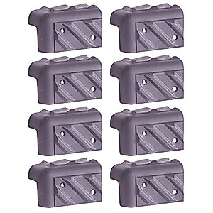 Audio2000'S ACC590KP8 Eight-Pack Large PA/DJ Stackable Heavy-Duty ABS Plastic Universal Fit Cabinet Speaker Corners Protectors