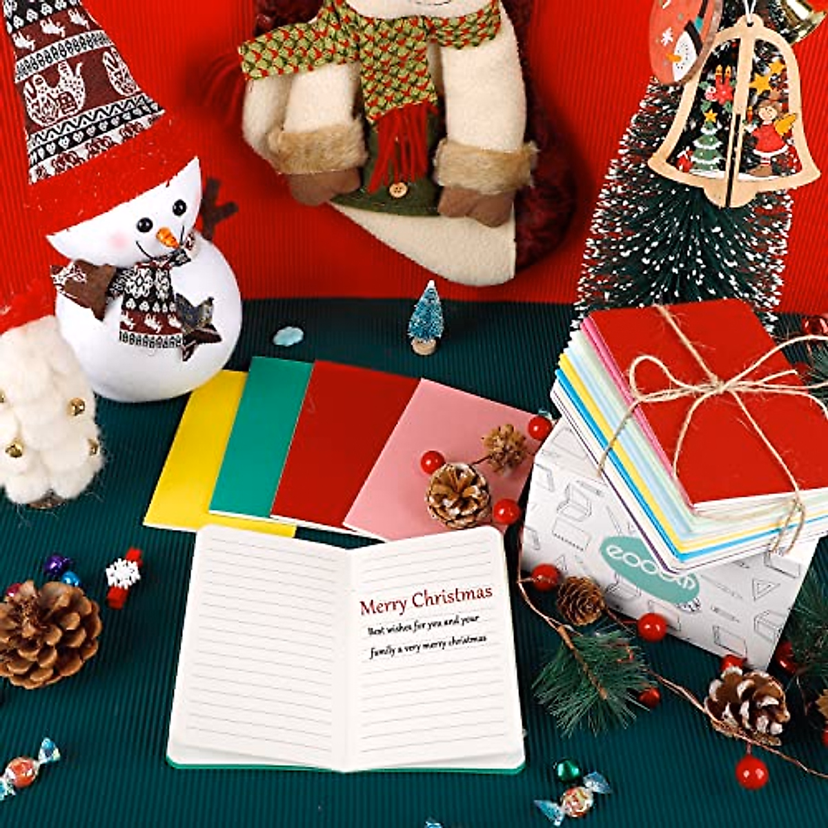 EOOUT 24pcs Mini Notebooks, Small Pocket Notebooks, Journals for Kids, Lined Notepad, 3.5"x5.5", 12 Colors for Students, Traveler, School Supplies