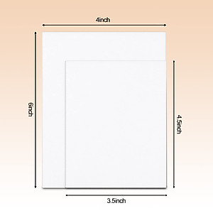 200 Pieces Trading Card Shipping Protectors 4 x 6 Inches Cardboard Mailing Protector Trading Card Packaging for Sports and Trading Cards