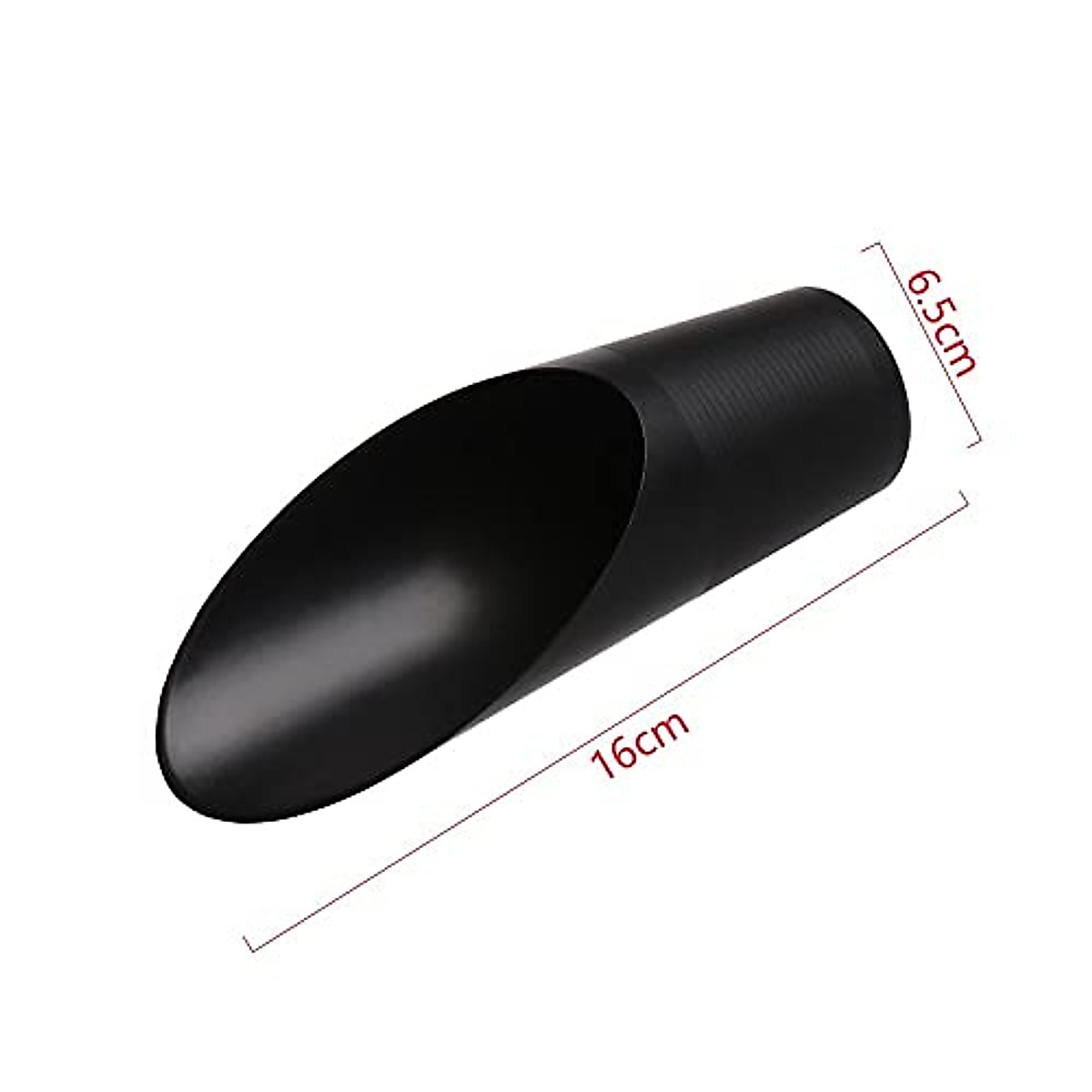 Bonsai Soil Scoops,Plastic Garden Soil Scoops,Colorful Gardening Tools Potting Scoopers Bucket Shovel for Flower Planting,Bonsai,Potting(Black)