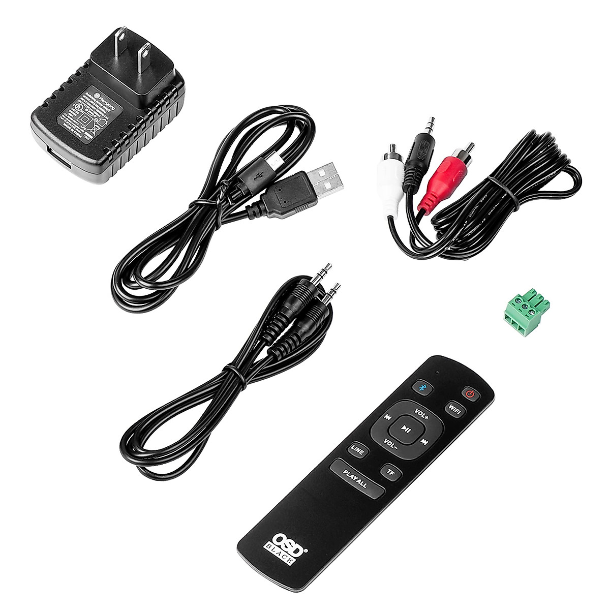 OSD Black Audio Black Series Multi-Media Streaming Module with LAN, Wi-Fi, Bluetooth, TF Card, RS232 and Line in - SRT1