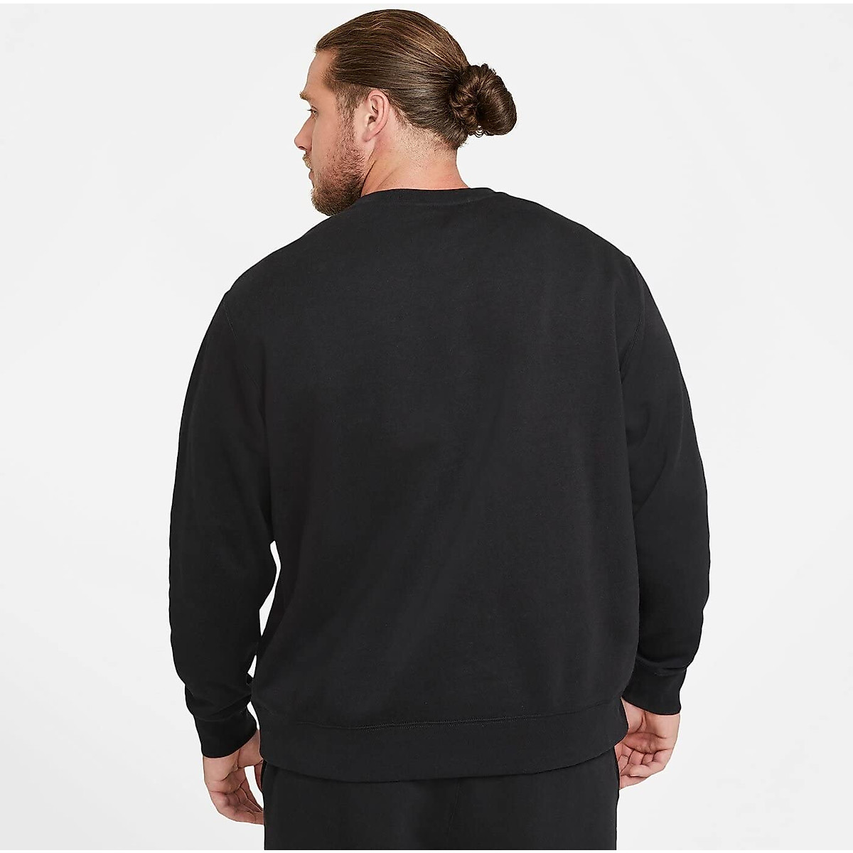 Nike Men's NSW Club Crew, Black/White, X-Large