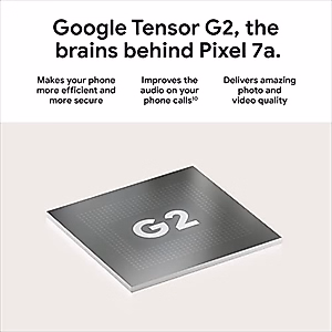 Google Pixel 7a - Unlocked Android Cell Phone with Wide Angle Lens and 24-Hour Battery - 128 GB - Snow