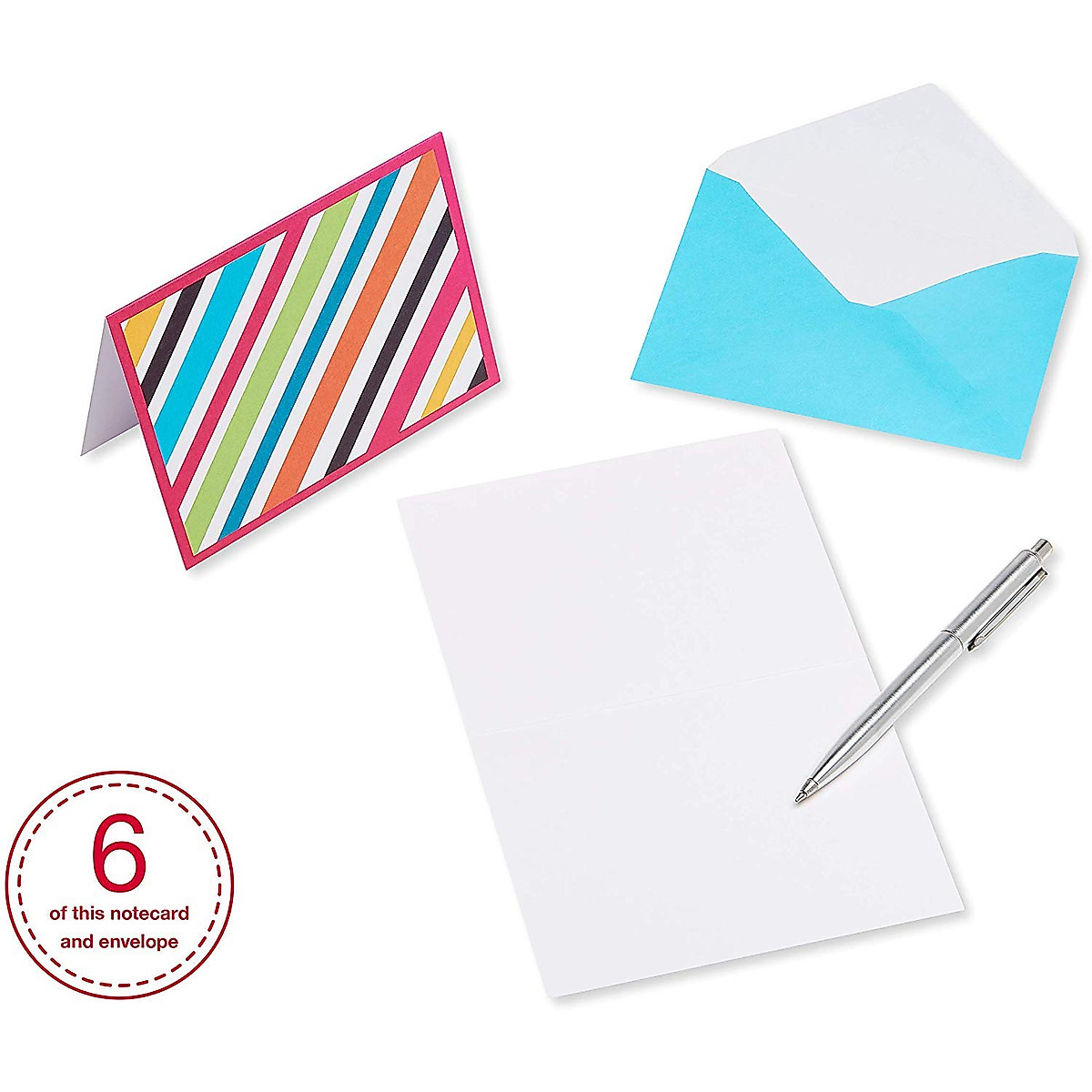 American Greetings Blank Cards Assortment with Envelopes, Bright Patterns (30-Count)