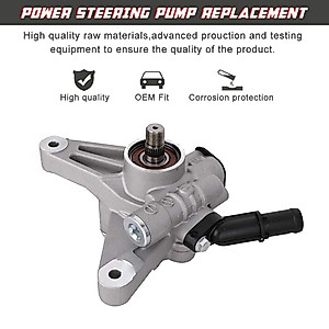 Power Steering Pump Replacement 21-5442 for 05-10 Odyssey 05-08 Pilot 07-13 Acura MDX with OE Replace # 56110-RGL-A03 56110-PVJ-A01 56110-RYE-A02