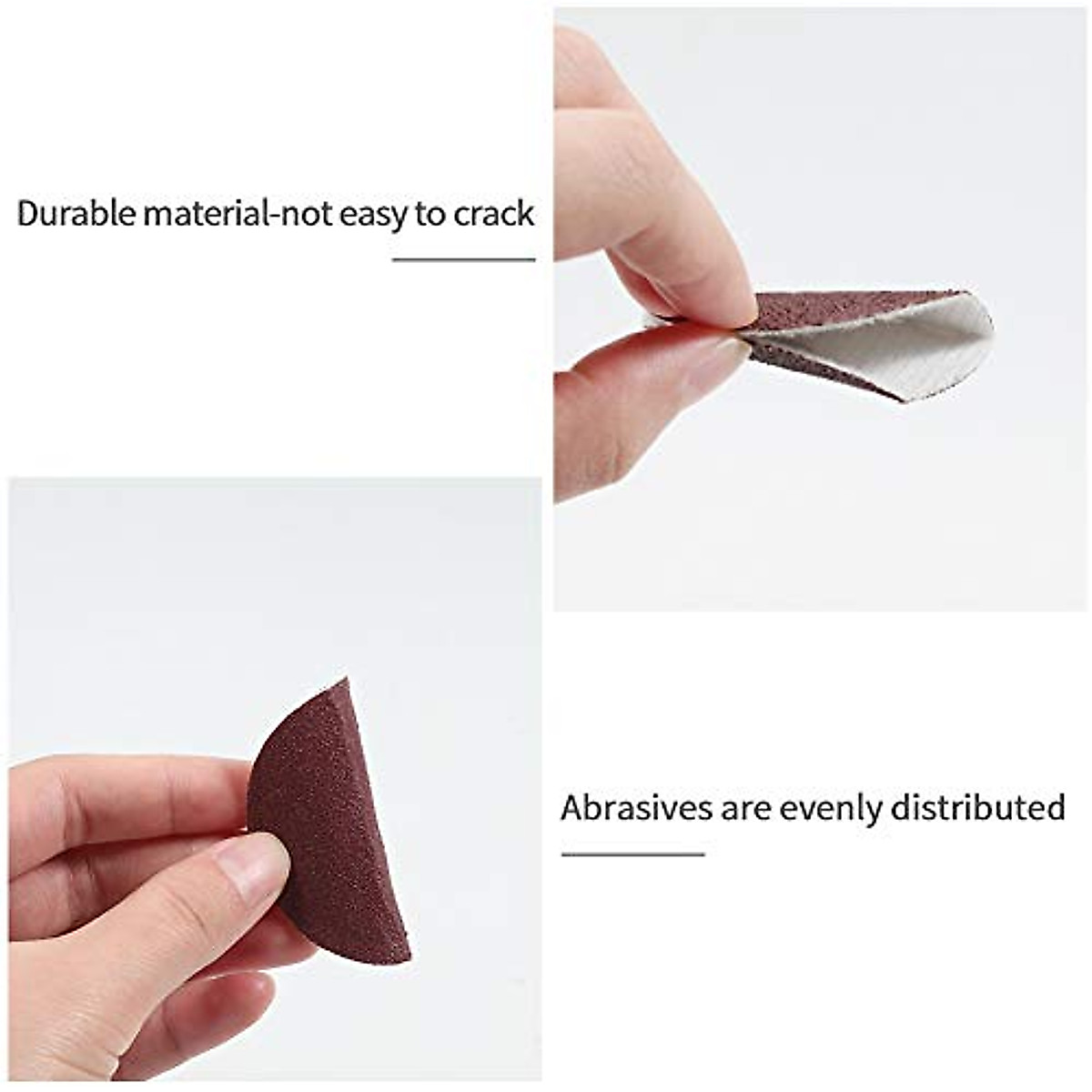 SPEEDWOX 100pcs Sanding Discs 2 inch Sandpaper 80 Grit Hook and Loop Sanding Discs for Sanders Drill Grinder Rotary Tools Attachment Woodworking Wood Auto, No Hole