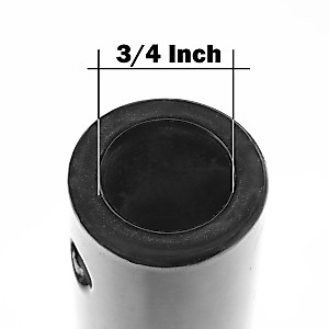 XtremepowerUS3 3 Pieces Auger Extension Drill Bits (8", 12", 20" Length) Extension Earth Ice Auger Extension Set Post Hole Digger Replacement Compatible to 3/4" Shaft