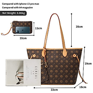 Tote Bags for Women fashion luxury large package 2 sets of two in one combination of women's bags shopping bags with small bags
