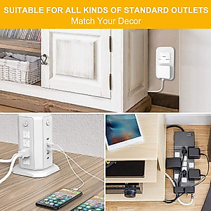 Outlet Covers Baby Proofing (40 Pack) with Hidden Pull Handle Outlet Plug Covers Prevent Electric Shock Hazard Outlet Protector Difficult for Kids to Remove Child Proof Outlet Covers Outlet Cap