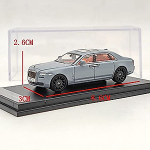 High Restore 1:64 for Rolls-Royce Ghost Extended Wheelbase Diecast Car Model Miniature Vehicle Hobby Collectible Gifts (Grey)