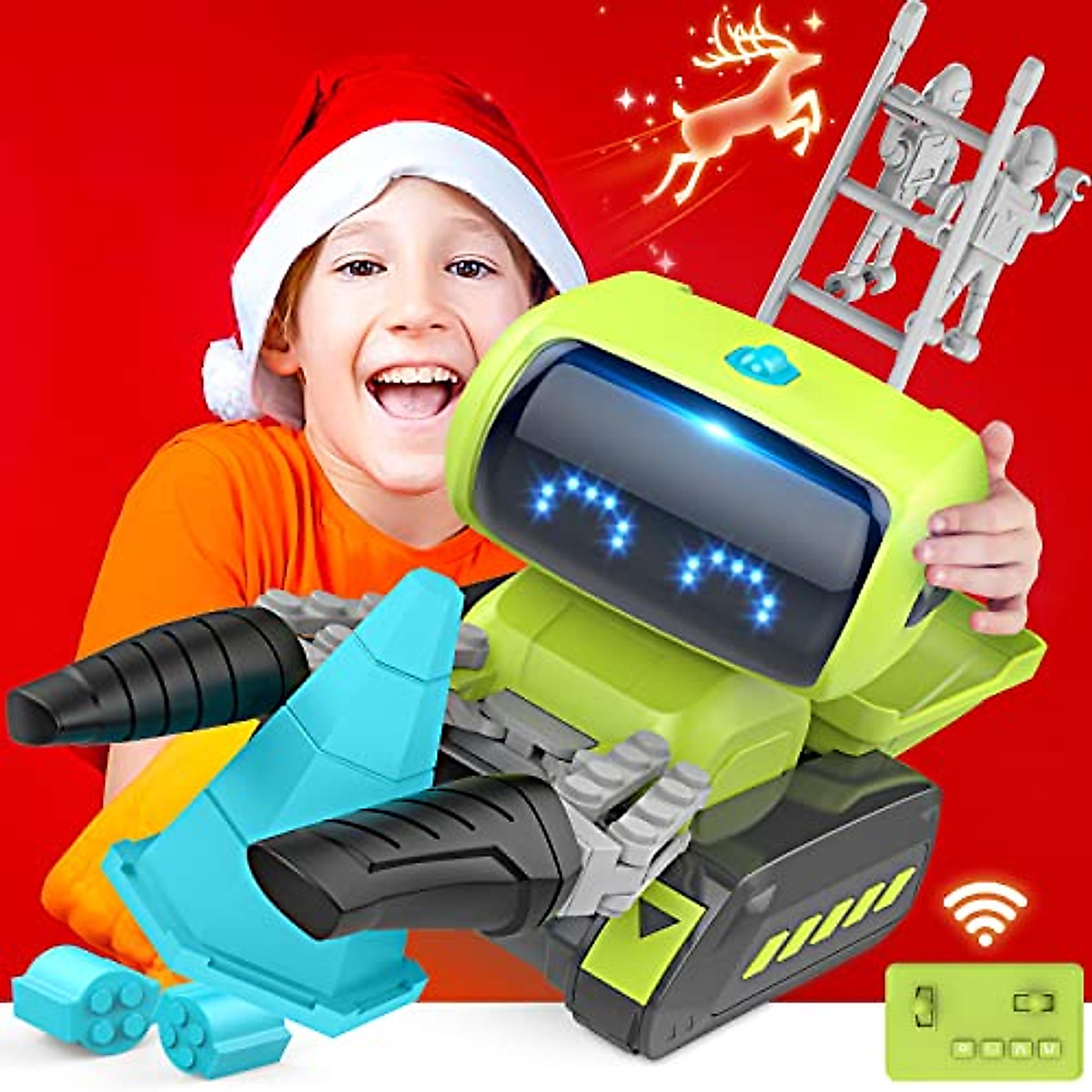 Uarzt Robot Toys for Kids 3-5 5-7 8-12, [12.5 Inch] RC Programmable Robots for Kids 3-5 6-8 8-12, Remote Control Robot, for 3 4 5 6 7 8-12 Year Old Boys Girls Kids Birthday 2022