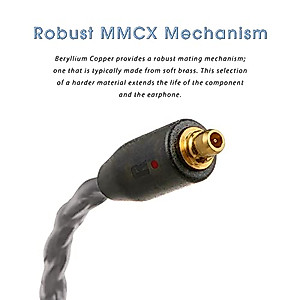 Campfire Audio Super Smoky Litz IEM Cable | MMCX Cable Replacement Headphone Cable | 2.5mm TRRS Connector