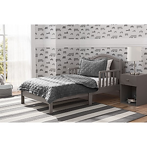 Delta Children Baker Toddler Bed, Greenguard Gold Certified, Grey