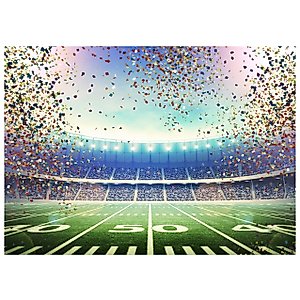 WOLADA Super Bowl Backdrop American Football Banner 7x5FT 11982