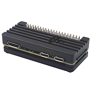 WEIYIXING Raspberry Pi Zero 2W Case, Raspberry Pi Zero Aluminum Passive Case with Pin Header for Raspberry Pi Zero 2W/Zero W/Zero