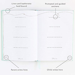 Promptly Journals, A Parent and Child Connection Journal (Dusty Blue) - Prompted Journal for Parent-Child Connection, Parent and Child Journal, Quality Time Gifts