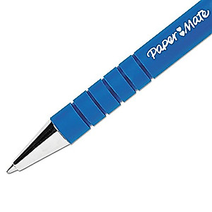 Paper Mate 9560131 Flexgrip Ultra Recycled Ballpoint Retractable Pen, Blue Ink, Fine, Dozen
