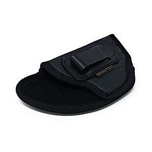 IWB Gun Holster for S&W Bodyguard, Taurus TCP, Sig P238, Jimenez JA, PPK 380. Ruger LCP by Houston - ECO Leather Concealed Carry Soft - Suede Interior for Protection (Left) (CHP-71-LH)